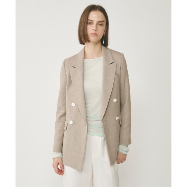 グレースコンチネンタル（GRACE CONTINENTAL）/リネンライクダブルジャケット