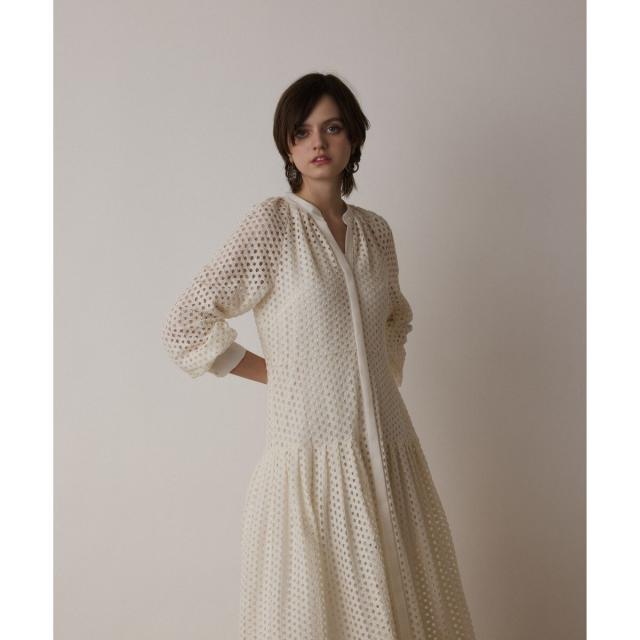 グレースコンチネンタル（GRACE CONTINENTAL）/メッシュレースカフタンワンピース