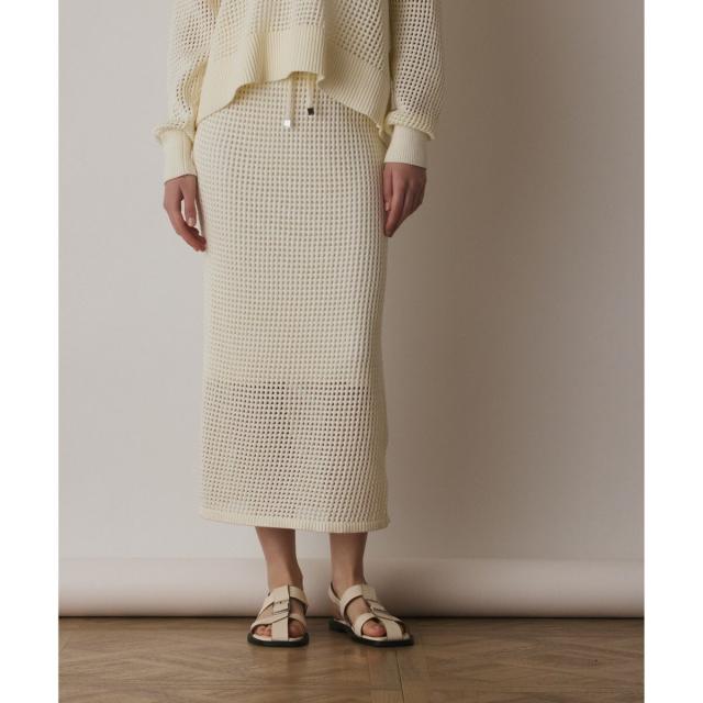 グレースコンチネンタル（GRACE CONTINENTAL）/メッシュタイトニットスカート