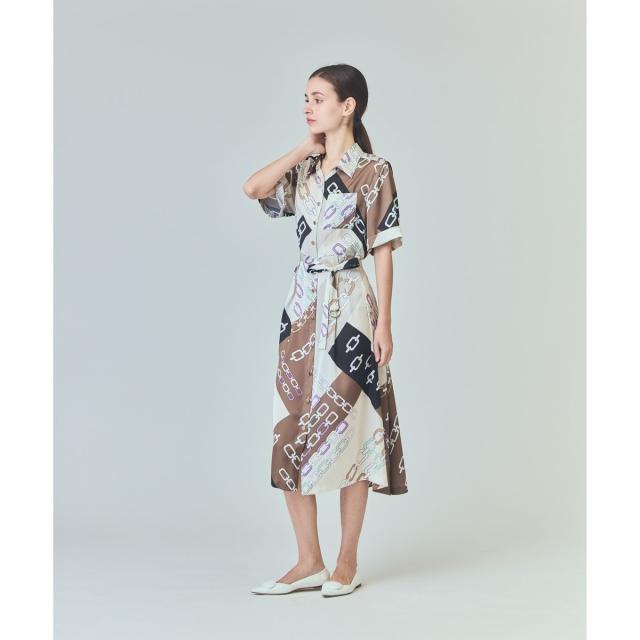 グレースコンチネンタル（GRACE CONTINENTAL）/チェーンシャツドレス