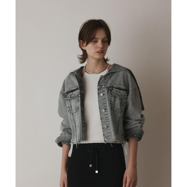 グレースコンチネンタル（GRACE CONTINENTAL）/フードジップデニムジャケット