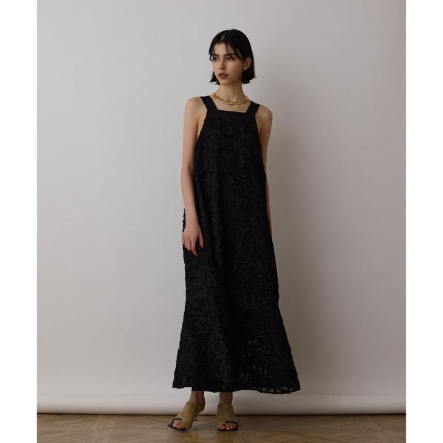 グレースコンチネンタル（GRACE CONTINENTAL）/テープ刺繍メッシュワンピース
