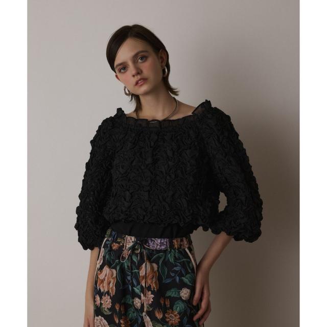 グレースコンチネンタル（GRACE CONTINENTAL）/シャーリングトップ