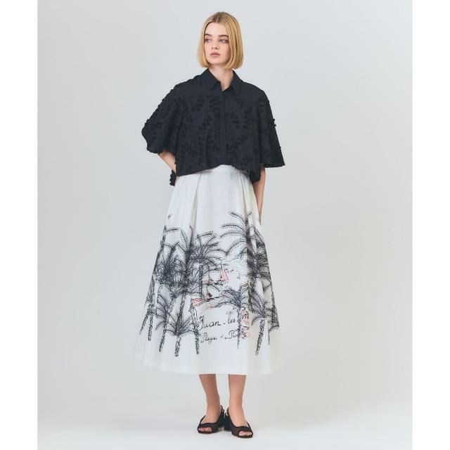 グレースコンチネンタル（GRACE CONTINENTAL）/プラージュプリントタックスカート