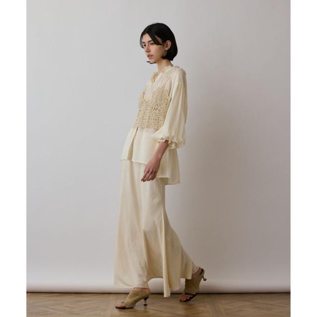 グレースコンチネンタル（GRACE CONTINENTAL）/レースキャミ付カフタンブラウス