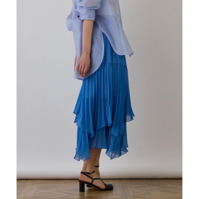 グレースコンチネンタル（GRACE CONTINENTAL）/イレギュラープリーツスカート