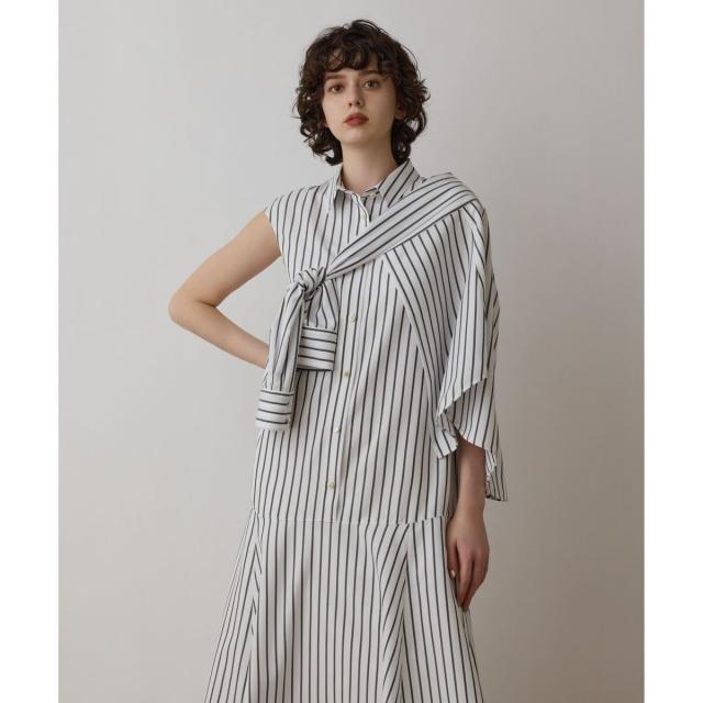 グレースコンチネンタル（GRACE CONTINENTAL）/ストライプシャツワンピース