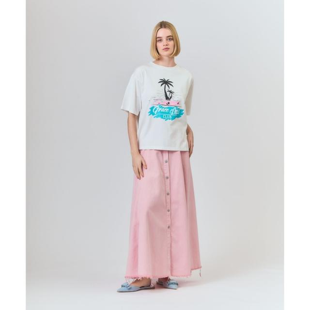 グレースコンチネンタル（GRACE CONTINENTAL）/リゾートプリントTシャツ