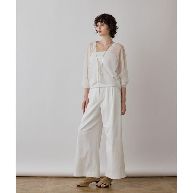 グレースコンチネンタル（GRACE CONTINENTAL）/シアージョーゼットカーディガン