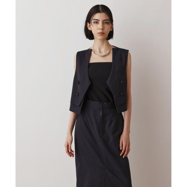 グレースコンチネンタル（GRACE CONTINENTAL）/オックスショートジレ