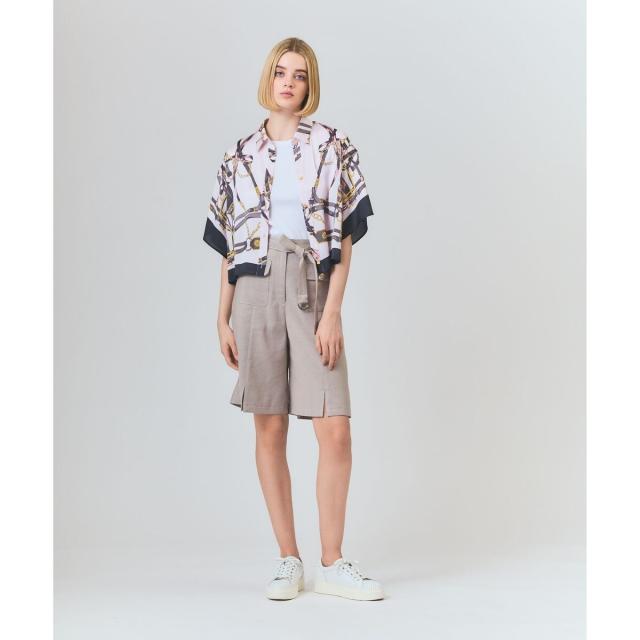 グレースコンチネンタル（GRACE CONTINENTAL）/リネンデニムライクパンツ