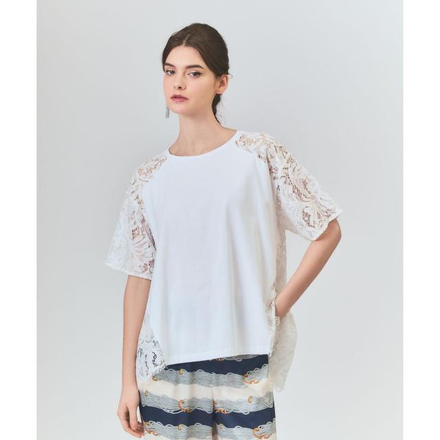 グレースコンチネンタル（GRACE CONTINENTAL）/バックレース天竺トップ