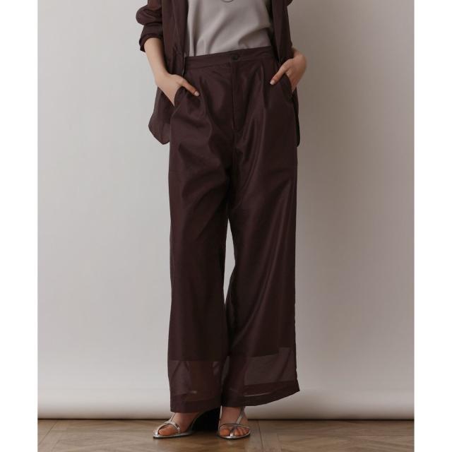 グレースコンチネンタル（GRACE CONTINENTAL）/ブライトシアーパンツ