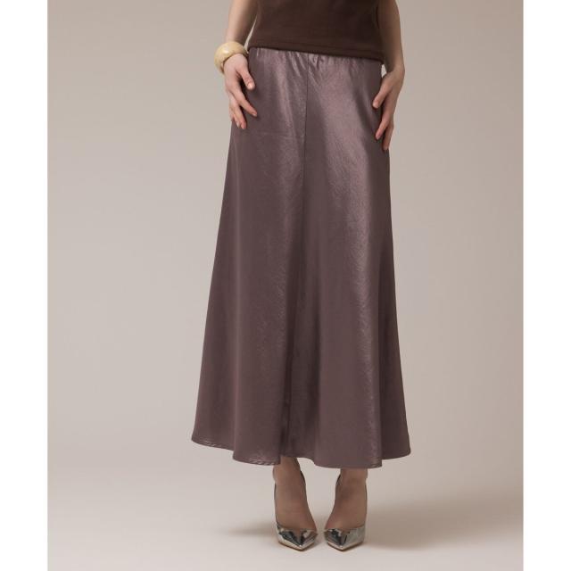 グレースコンチネンタル（GRACE CONTINENTAL）/サテンバイアススカート