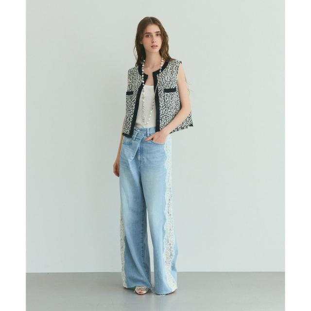 グレースコンチネンタル（GRACE CONTINENTAL）/フェザーembドレスの