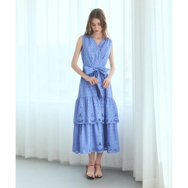 グレースコンチネンタル（GRACE CONTINENTAL）/カットワークembドレス