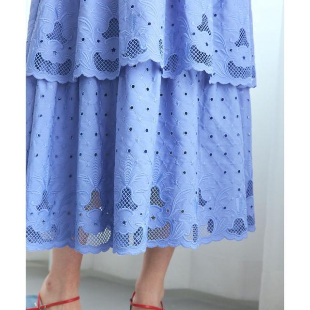 グレースコンチネンタル（GRACE CONTINENTAL）/カットワークembドレス