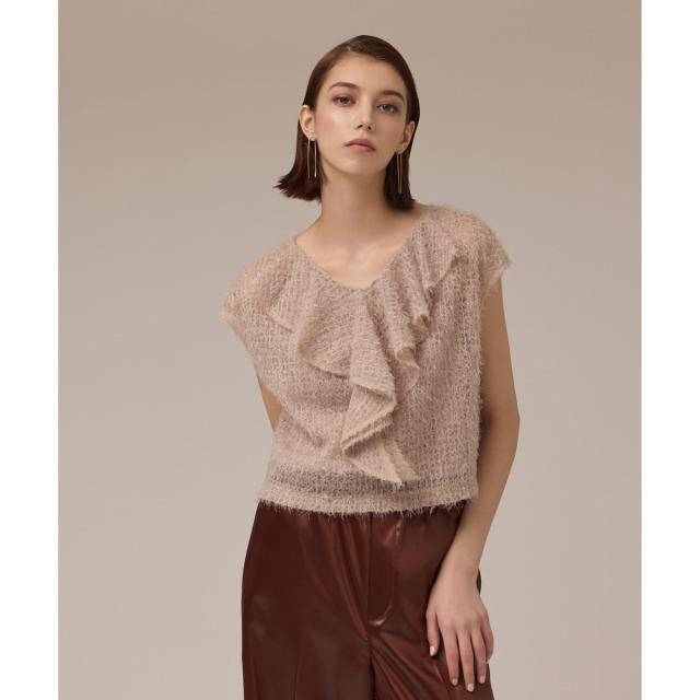 グレースコンチネンタル（GRACE CONTINENTAL）/バックフレアチュールトップ