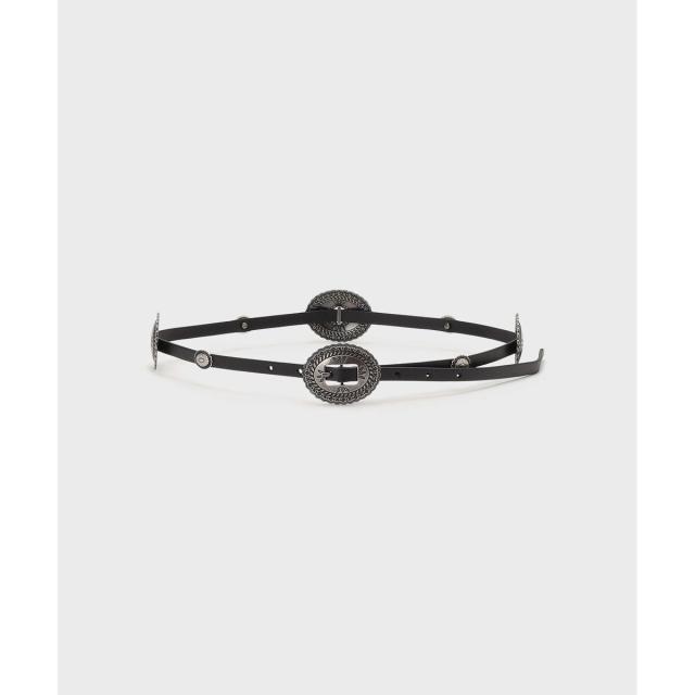 グレースコンチネンタル（GRACE CONTINENTAL）/コンチョレザーベルト