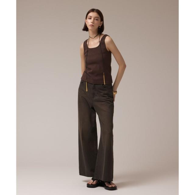 グレースコンチネンタル（GRACE CONTINENTAL）/バギーデニムパンツ