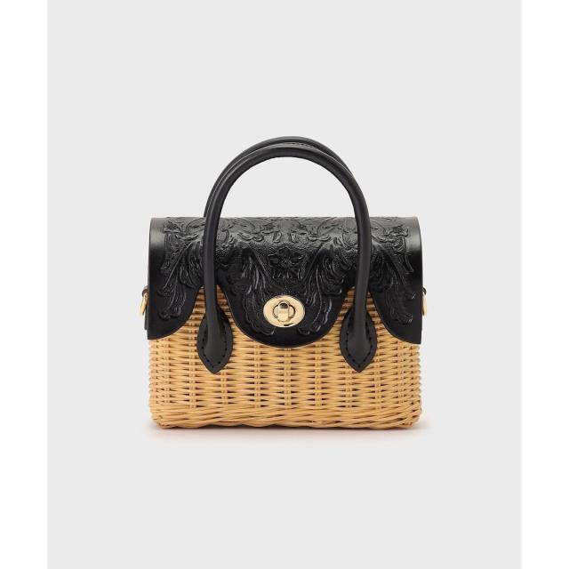 グレースコンチネンタル（GRACE CONTINENTAL）/Micro RattanBag