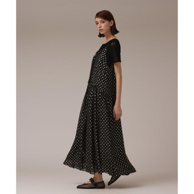 グレースコンチネンタル（GRACE CONTINENTAL）/フォイルドットキャミワンピース