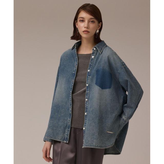 グレースコンチネンタル（GRACE CONTINENTAL）/デニム2WAYシャツ