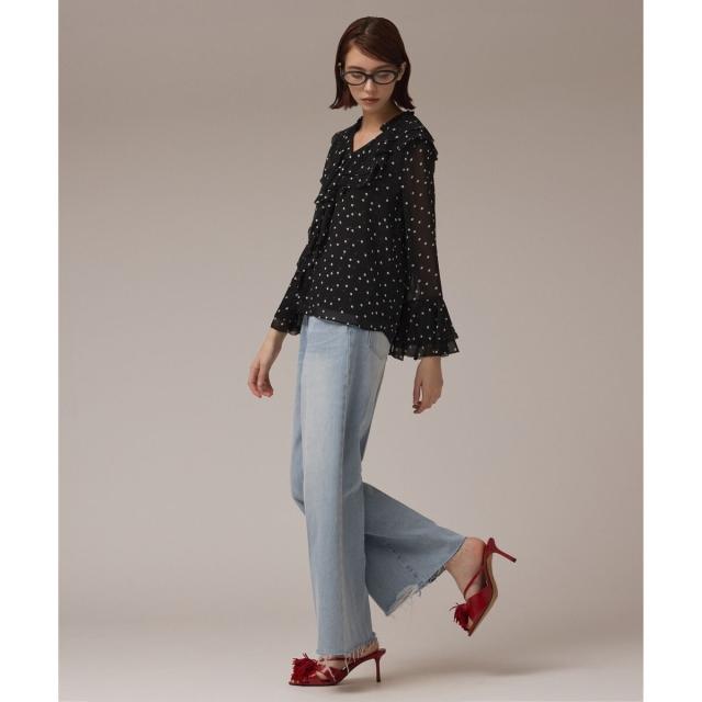 グレースコンチネンタル（GRACE CONTINENTAL）/ラッフルドットトップ