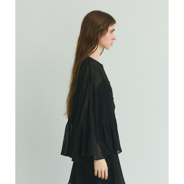 グレースコンチネンタル（GRACE CONTINENTAL）/シフォンフリルポンチョ