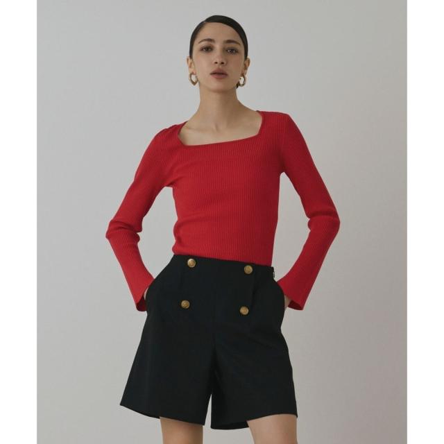 グレースコンチネンタル（GRACE CONTINENTAL）/ダブルボタンショートパンツ