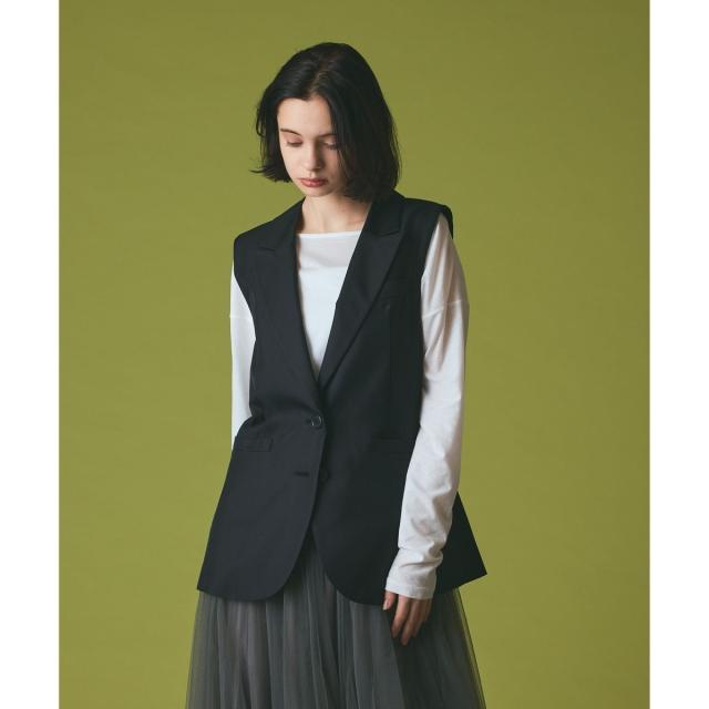 グレースコンチネンタル（GRACE CONTINENTAL）/シルクツイルジレ