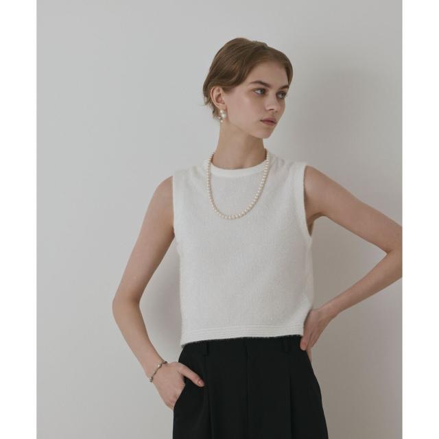 グレースコンチネンタル（GRACE CONTINENTAL）/ラメフェザーニットトップ