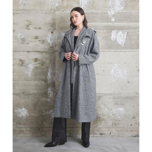 グレースコンチネンタル（GRACE CONTINENTAL）/オーバーサイズ千鳥コート