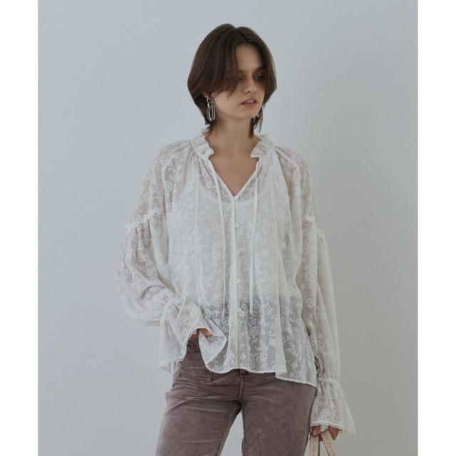 グレースコンチネンタル（GRACE CONTINENTAL）/ヨウリュウembカフタンブラウス