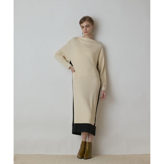 グレースコンチネンタル（GRACE CONTINENTAL）/バイカラーカットワンピース