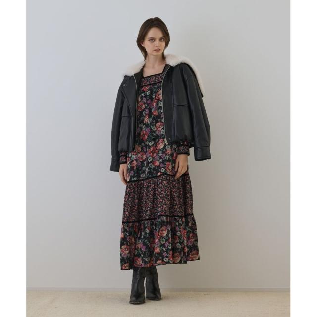 グレースコンチネンタル（GRACE CONTINENTAL）/ボタニカルティアードワンピース