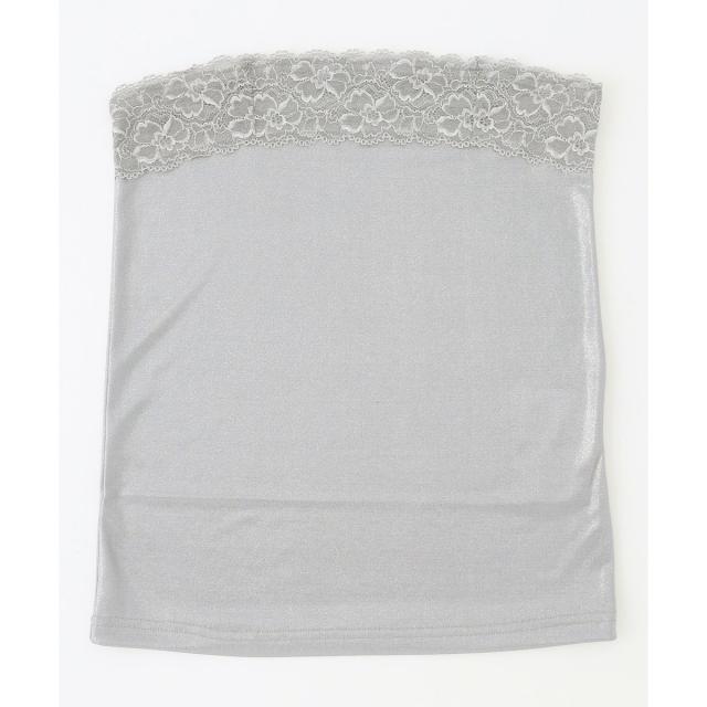 グレースコンチネンタル（GRACE CONTINENTAL）/箔プリントレースベアトップ