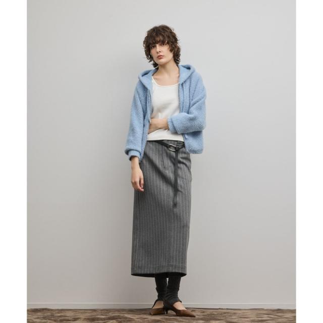 【NEW】グレースコンチネンタル（GRACE CONTINENTAL）/フェザーニットパーカー