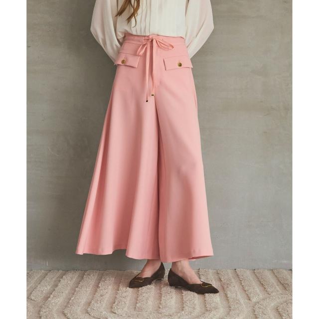 【NEW】グレースコンチネンタル（GRACE CONTINENTAL）/ワイドフレアパンツ