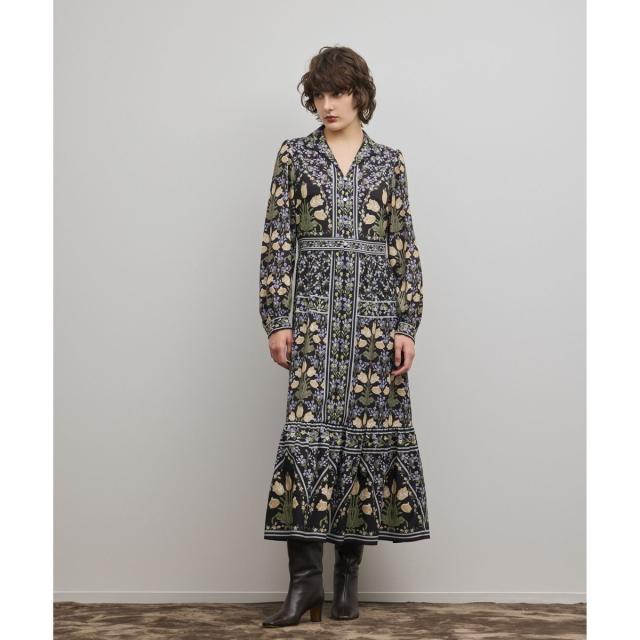 【NEW】グレースコンチネンタル（GRACE CONTINENTAL）/フラワーパターンプリントワンピース