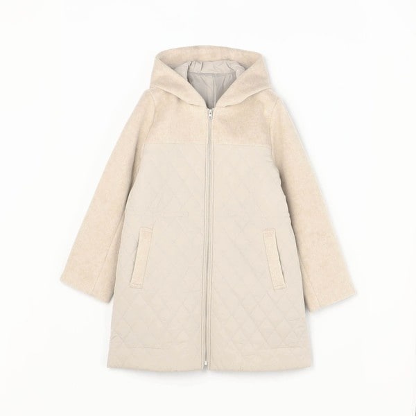 グランドパーク（Grand PARK）/モッサ×キルト切り替えZIPフードコート