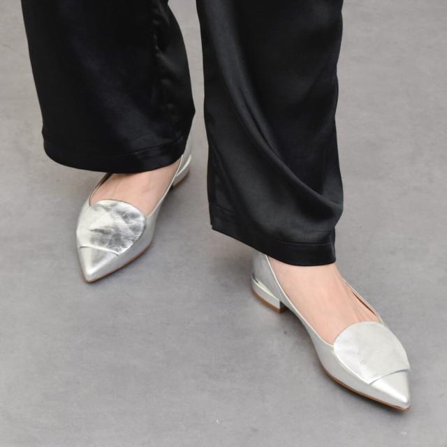 ファビオ ルスコーニ（FABIO RUSCONI）/FABIO RUSCONI◆2cmヒール◆ローヒールポインテッドトウパンプス