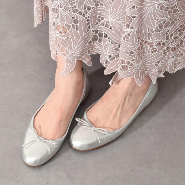 ファビオ ルスコーニ（FABIO RUSCONI）/FABIO RUSCONI◆ラウンドトウベーシックバレエシューズ