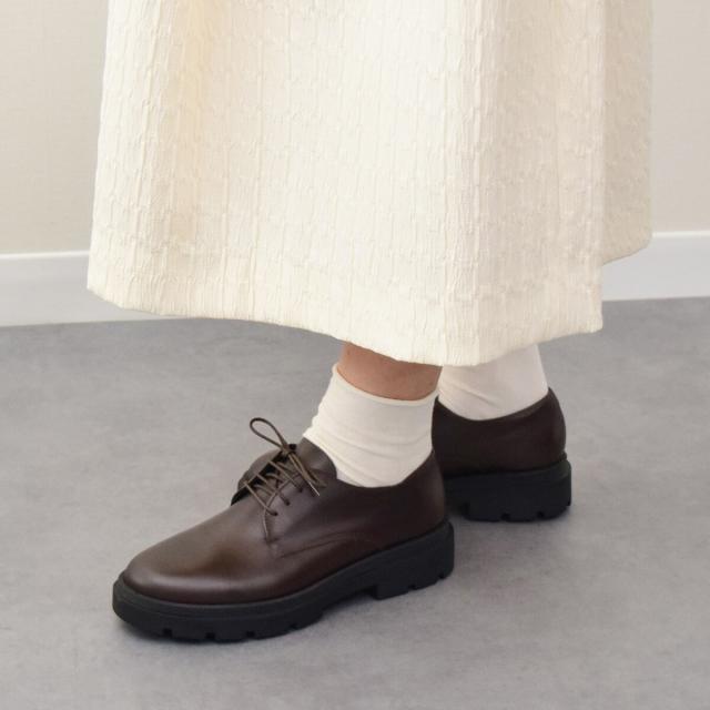 ファビオ ルスコーニ（FABIO RUSCONI）/Fabio Rusconi◆4cmヒール◆ラウンドトウ厚底レースアップシューズ