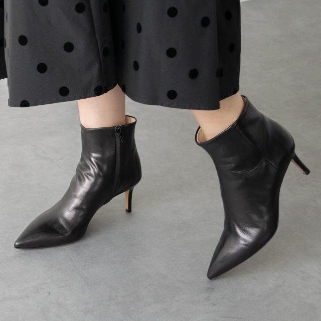 ファビオ ルスコーニ（FABIO RUSCONI）/Fabio Rusconi◆6．5cmヒール◆ポインテッドトウピンヒールブーツ