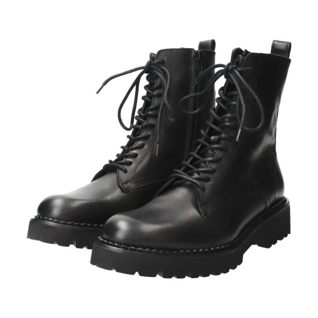 ファビオ ルスコーニ（FABIO RUSCONI）/Fabio Rusconi◆3．5cmヒール◆タンクソールレースアップショートブーツ