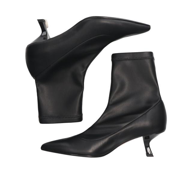 ファビオ ルスコーニ（FABIO RUSCONI）/Fabio Rusconi◆5．8cmヒール◆ポインテッドトウストレッチショートブーツ