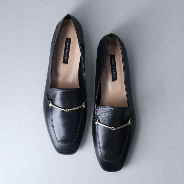 ファビオ ルスコーニ（FABIO RUSCONI）/Fabio Rusconi◆1．2cmヒール◆バブーシュビットローファー