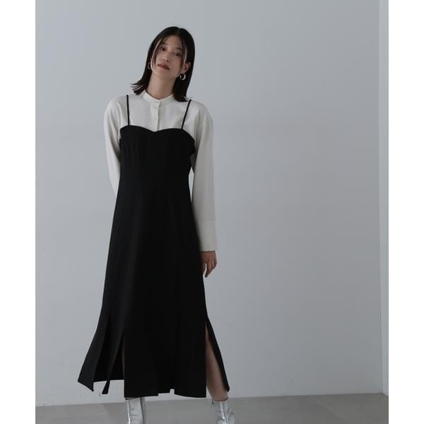 エヌ ナチュラルビューティーベーシック（N．Natural Beauty Basic*）/フリンジヘムシャツワンピース