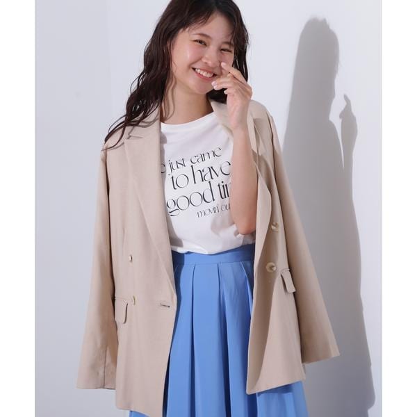 エヌ ナチュラルビューティーベーシック（N．Natural Beauty Basic*）/ルーズダブルブレストジャケット